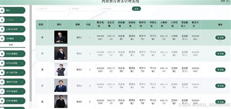 基于nodejs vue鸿业教育教务管理系统[程序 论文 开题] 计算机毕业设计 csdn博客