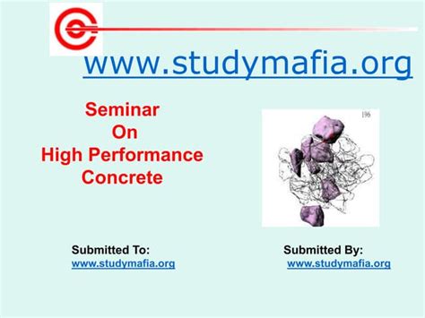 civil engineering high performance concrete pptx geology science