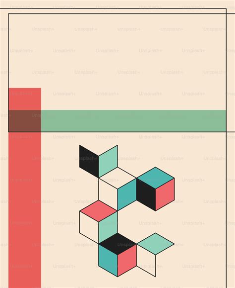 추상적인 기하학적 모양과 선 복고풍 스타일 색상으로 채워진 배경의 벡터 그림 공간을 복사하여 더 많은 텍스트와 디자인을 추가합니다 획은 편집 가능하며 색상은 전역입니다