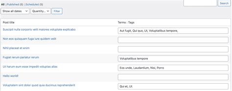 Introduction To The Mass Edit Terms Screen Taxopress