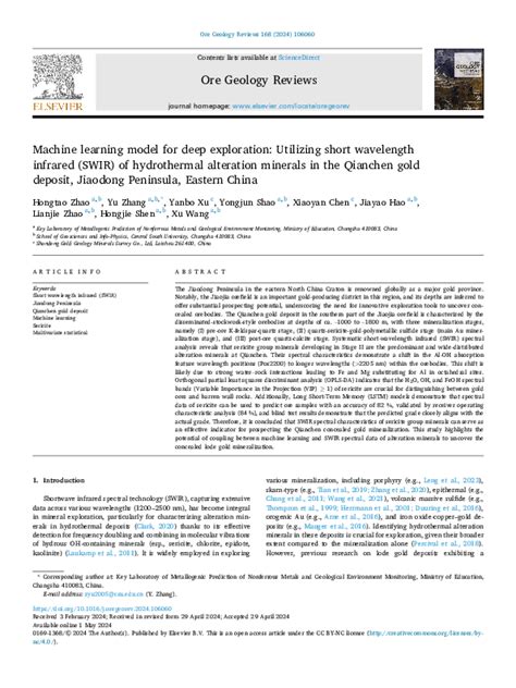 Pdf Machine Learning Model For Deep Exploration Utilizing Short