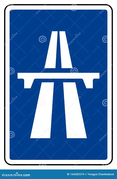Expressway Symbol Sign Vector Illustration Isolate On White
