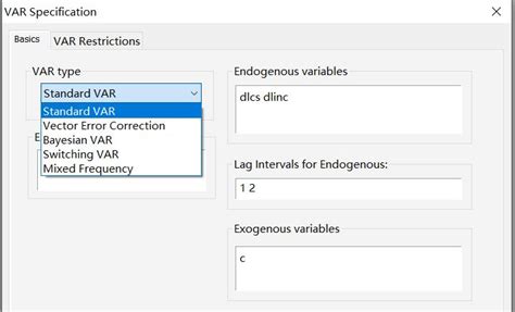 Eviews教程 Var模型 卯光宇的个人网站