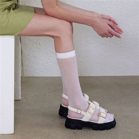 하이탑 셔링 골드스퀘어 샌들 Beige 감도 깊은 취향 셀렉트샵 29cm