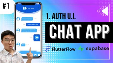 Nocode Chat App With Flutterflow And Supabase Part 1 Youtube