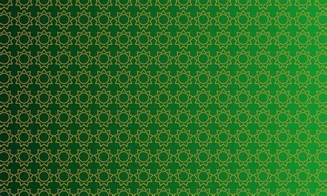 Detail Gambar Desain Background Batik Islami Hijau Koleksi Nomer 16