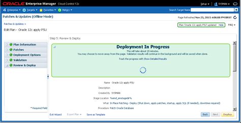How To Apply Psu In Multiple Oracle Databases Simultaneously Using The Enterprise Manager 12c