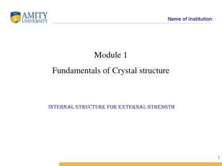 PPT Fundamentals Of Crystal Chemistry PowerPoint Presentation Free Download ID 1309324