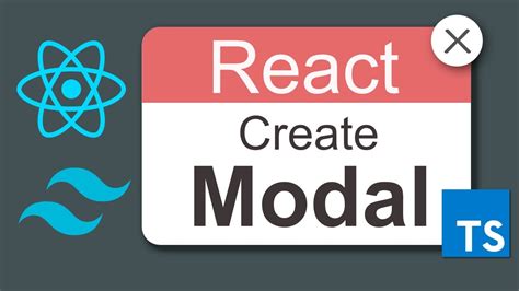 react modal pop up with tailwind css and typescript youtube