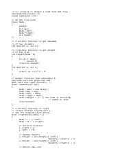 AVL Trees Cpp C Program To Delete A Node From AVL Tree Include