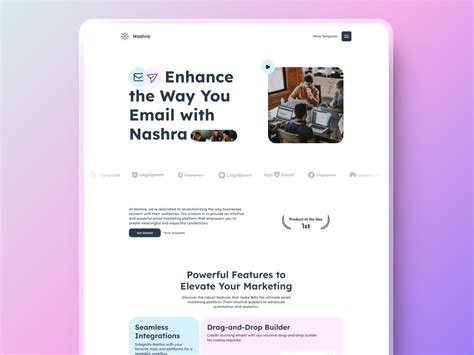 Nashra Free Modern Website Template By Mejed Alkoutaini — Framer