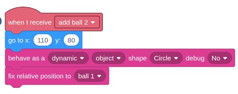 Fixed Relative Position Constraint In D Physics Creaticode Scratch Forum