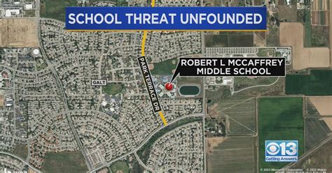 Galt Police Officers Respond To Threats Of Violence At Mccaffrey Middle