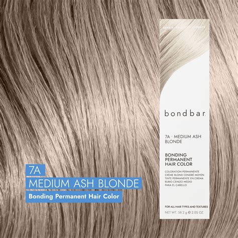 Bondbar 7a Medium Ash Blonde Bonding Permanent Crème Hair Color Sally