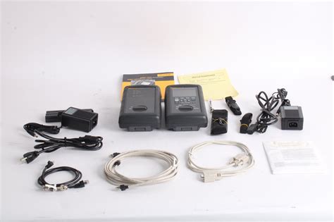Fluke Dsp 2000 Cat5 Lan Cable Analyzer Tester W Dsp 2000 Sr Case Ac