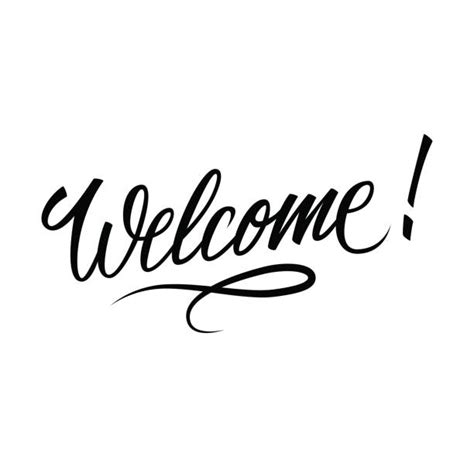 Black And White Clipart Welcome