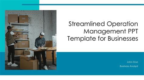 Streamlined Operation Management PPT Template For Businesses PPT H