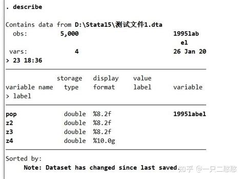 第1集 Stata数据导入与处理合集 知乎
