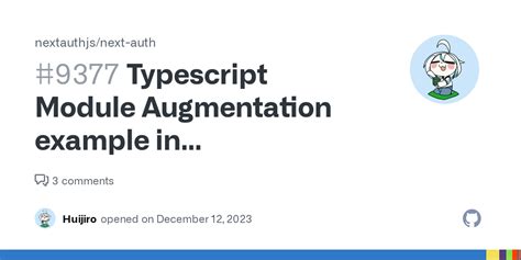 Typescript Module Augmentation Example In Documentation Is Wrong