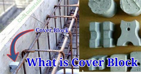 What Is Cover Block Type Of Cover Block Uses At Site Civil Tutorials