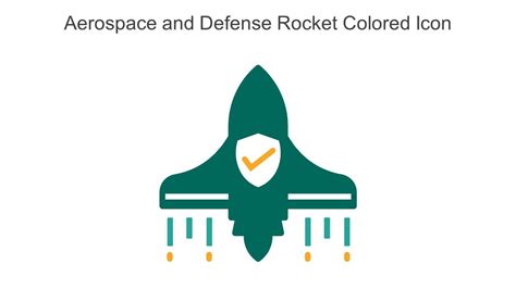 Aerospace And Defense Rocket Colored Icon In Powerpoint Pptx Png And Editable Eps Format Ppt Example