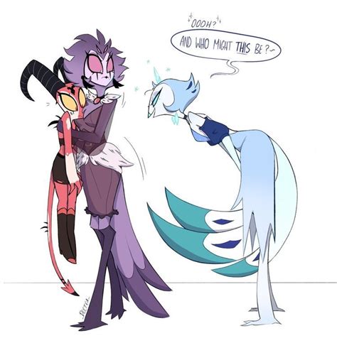 Pin By Ashley On Helluva Boss Stolas X Blitz Boss Wallpaper Cute