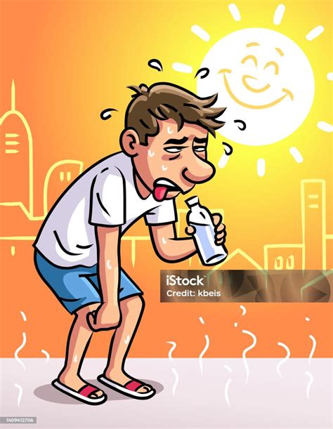 Ilustración De Ola De Calor Y Más Vectores Libres De Derechos De Ola De