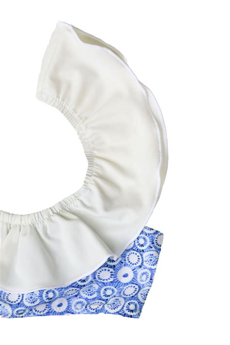 Elisa Bikini Jellyfish Print Dusty Blue