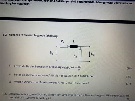 solved 5 2 given the following circuit a find the complex