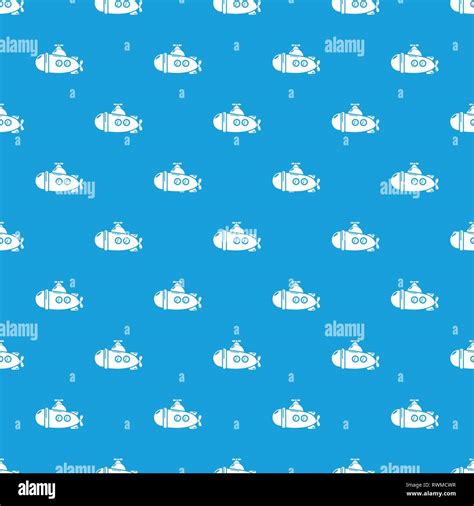 Submarine Sea Pattern Vector Seamless Blue Stock Vector Image And Art Alamy