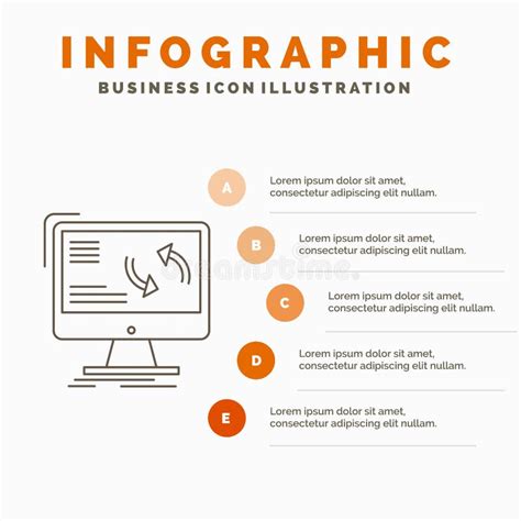 Synchronization Sync Information Data Computer Infographics
