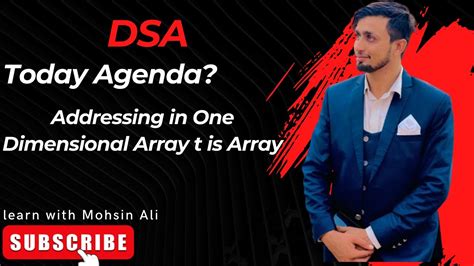 Lec 3addressing In One Dimensional Array By Mohsin Sir Data