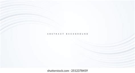 Minimalist White Grey Concentric Circles Modern Stock Vector Royalty Free 2511830515