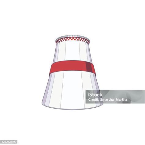 배출 오염 공장 냉각 탑은 산업 에너지를 벡터 Co2 온실 흡연 냉각탑 개요 개념에 대한 스톡 벡터 아트 및 기타 이미지 개념 건축 공장 산업 건물 Istock