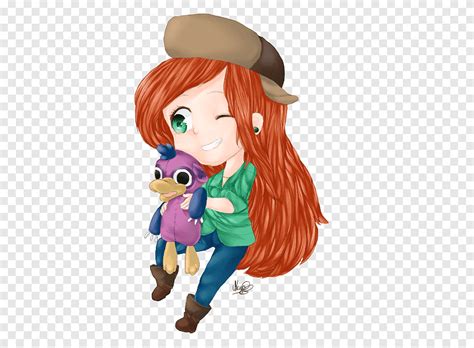 Mabel Pines Dipper Pines Wendy Chibi Fan Art Chibi Chibi Personaje