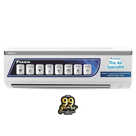 Daikin Split Ac 08 Tr 3 Star Fixed Speed Ftl30uv16v1 Cool Care