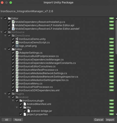 Unity Plugin Integration Draft IronSource Knowledge Center
