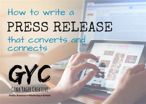 How To Write A Press Release That Converts And Connects GYC Vegas