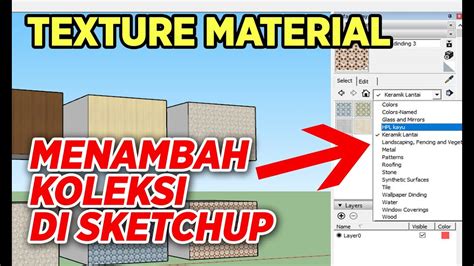 Cara Menambahkan Component Pada Sketchup