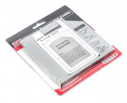 Agestar SSMR2S Адаптер HDD 2.5" для ноутбука у відсік CD-ROM 12.5 мм ...