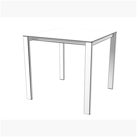 Kristalia Thin K 3d Model Download Table On