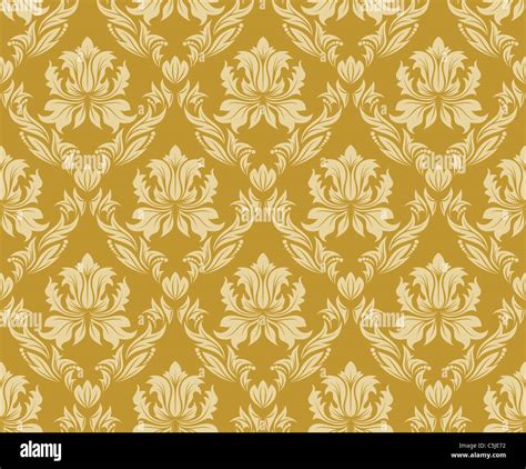 Damask Seamless Vector Pattern Stock Photo Alamy