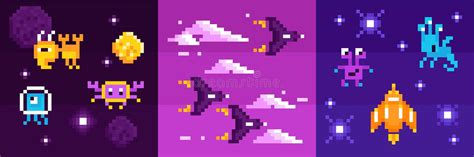 Retro Arcade Design Concept Stock Vector Illustration Of Abstract