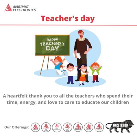 Ambimat Electronics On Linkedin India Teachers Ambimat