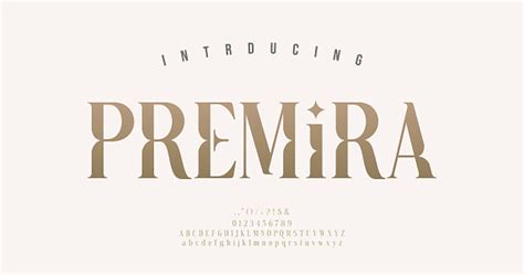 고급 알파벳 문자 글꼴 타이포그래피 우아한 웨딩 클래식 레터링 세리프 글꼴 장식 빈티지 레트로 다이아몬드 컨셉 벡터 일러스트레이션 복고풍에 대한 스톡 벡터 아트 및 기타