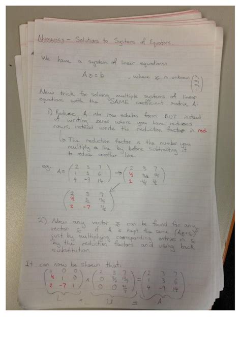 Cven2002 Numerics Whole Course Summary Cven2002 Engineering