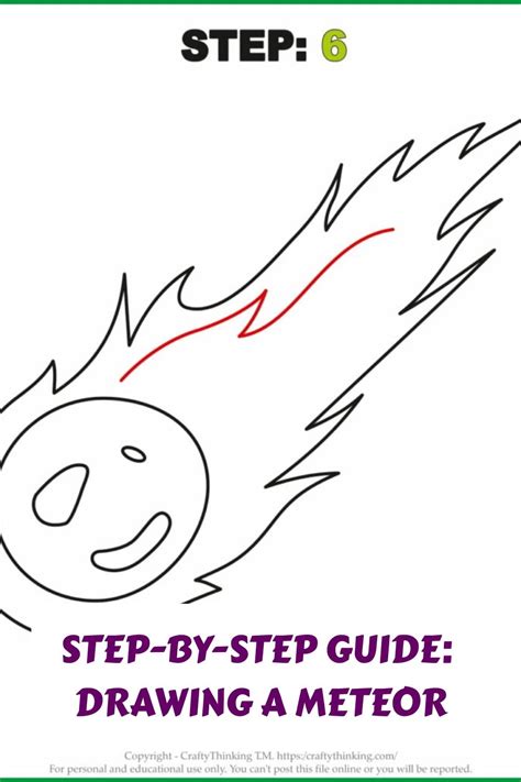 How To Draw A Meteor Step By Step With Free Meteor Printable Artofit