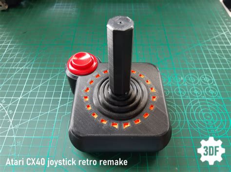 Atari Cx10 Cx40 Retro Joystick Using Arcade Parts By 3dfreeman Makerworld