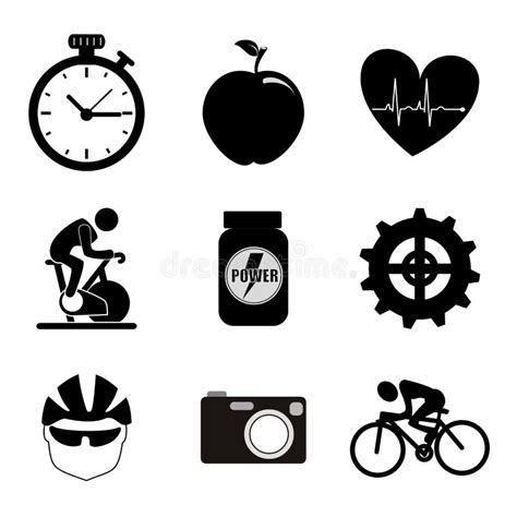 Spinning Icons Stock Illustration Illustration Of Element 32734196
