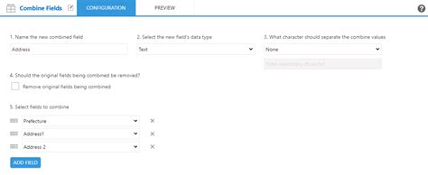 Combine Fields